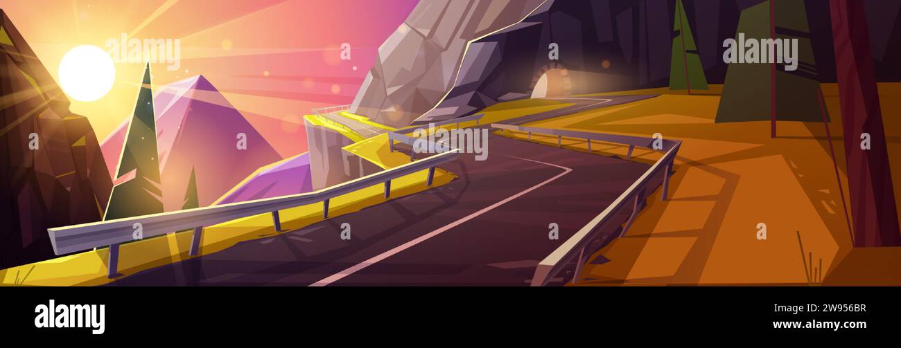 Serpentine tunnel Stock Vector Images - Alamy