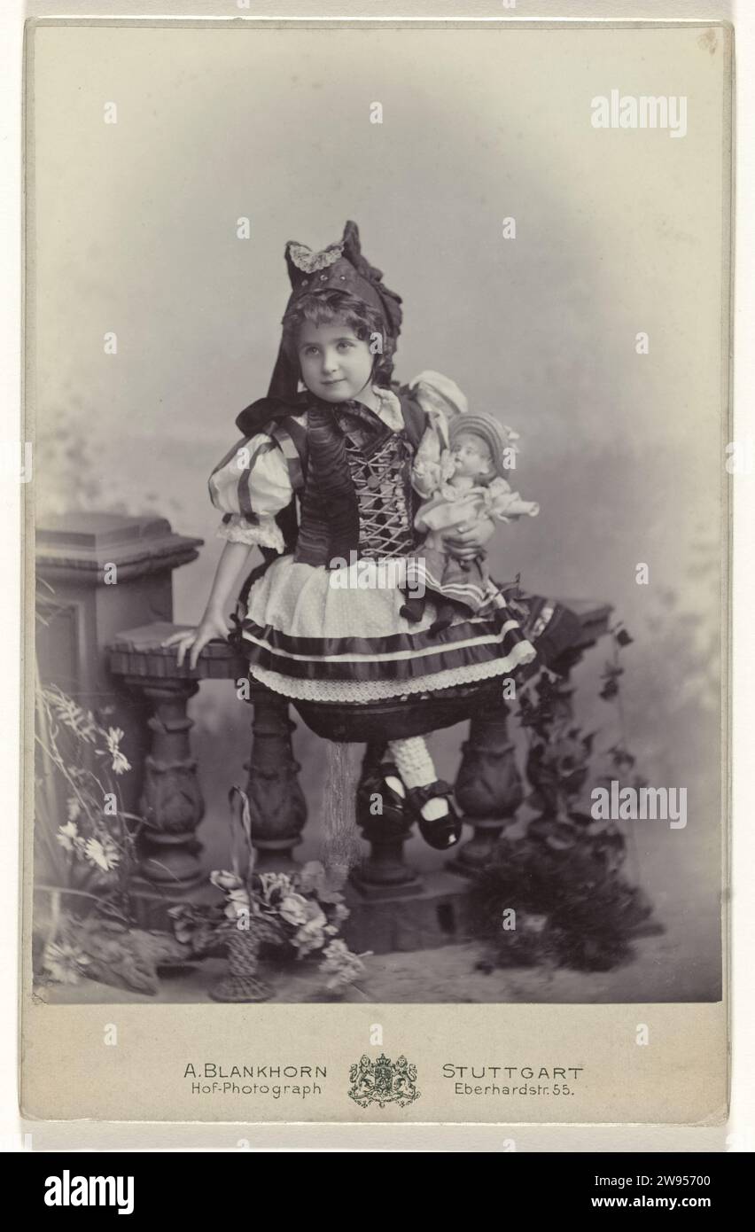 Else Wachenheimer-Moos As a child in southern Germany costumes, seated ...