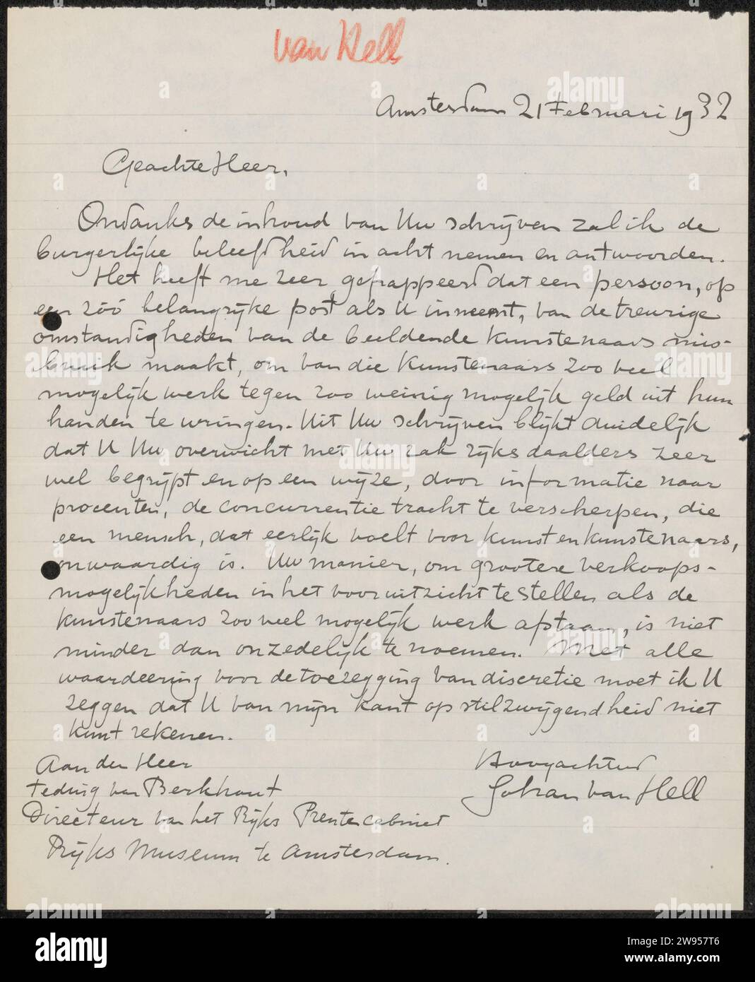 Johan van hell hi-res stock photography and images - Alamy