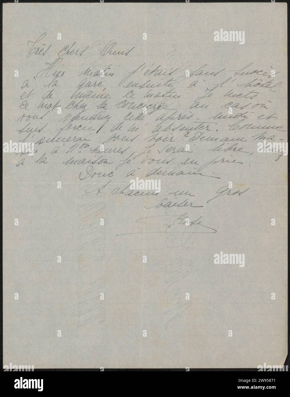 Letter to Philip Zilcken, 1911 - 1930 letter ink writing (processes ...