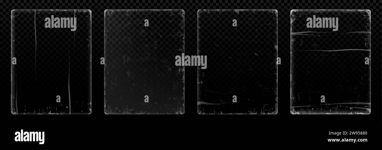 Old vintage paper cover overlay vertical frame with worn rough grunge ...