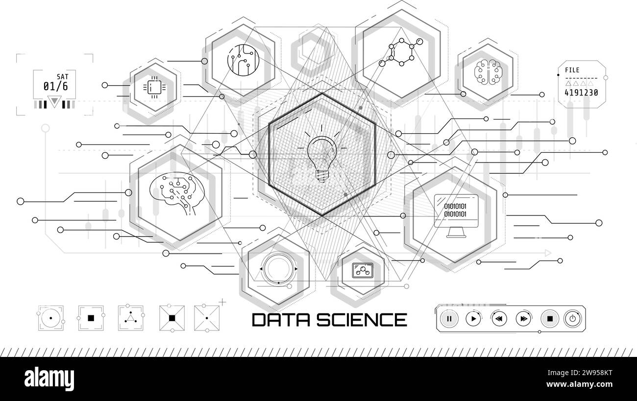 Brain sensor Black and White Stock Photos & Images - Alamy