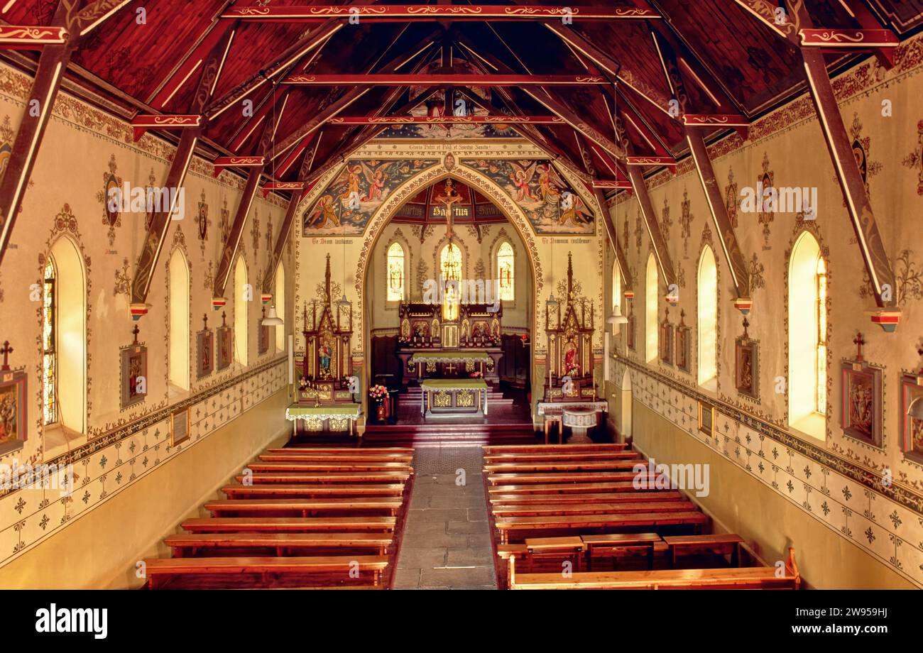 Reichenau Mission Church the interior Underberg South Africa built by ...