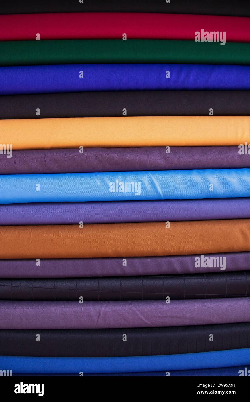 Vertical view of Multicolor textile fabric abstract pattern Texture Can ...