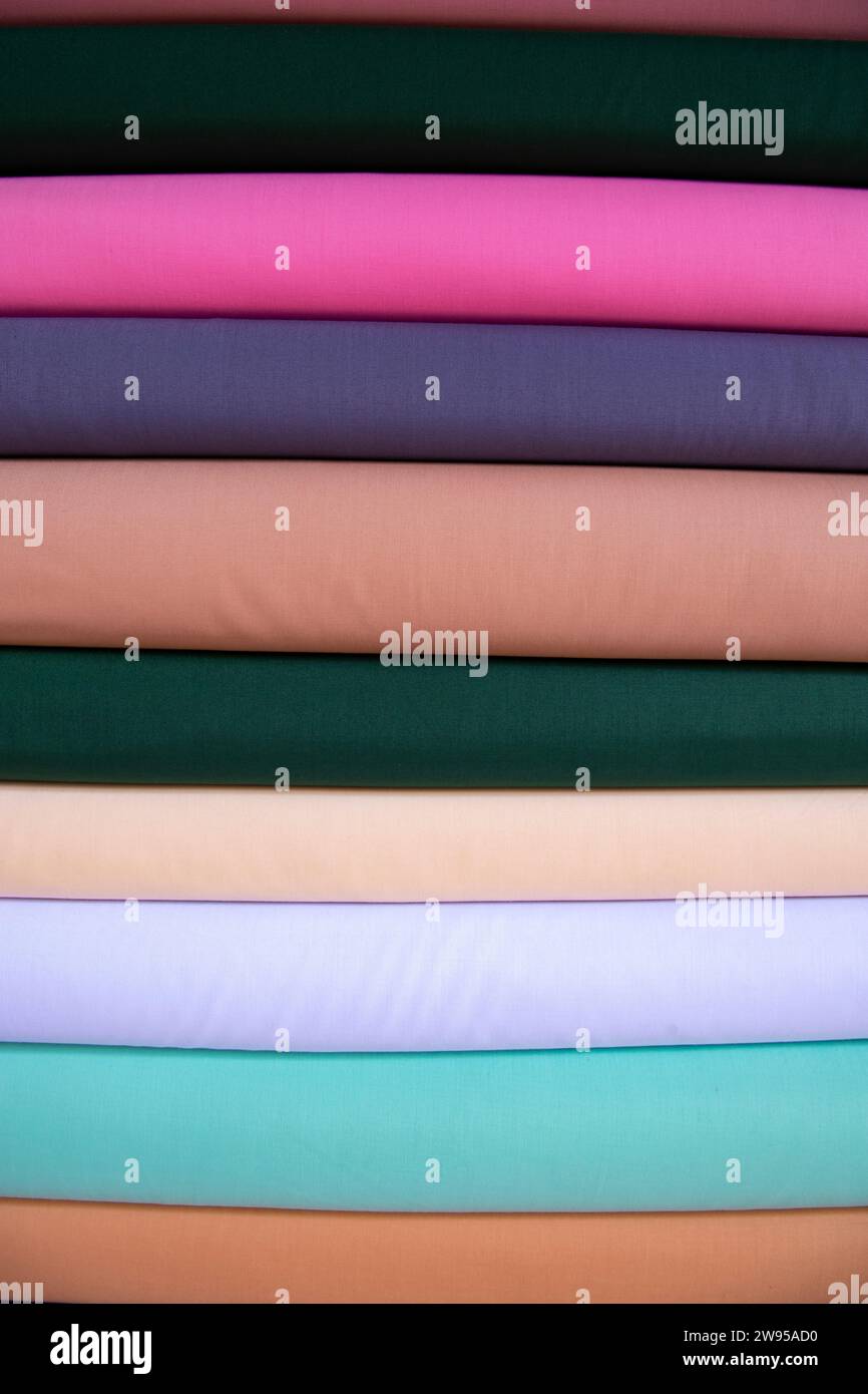 Vertical view of Multicolor textile fabric abstract pattern Texture Can ...