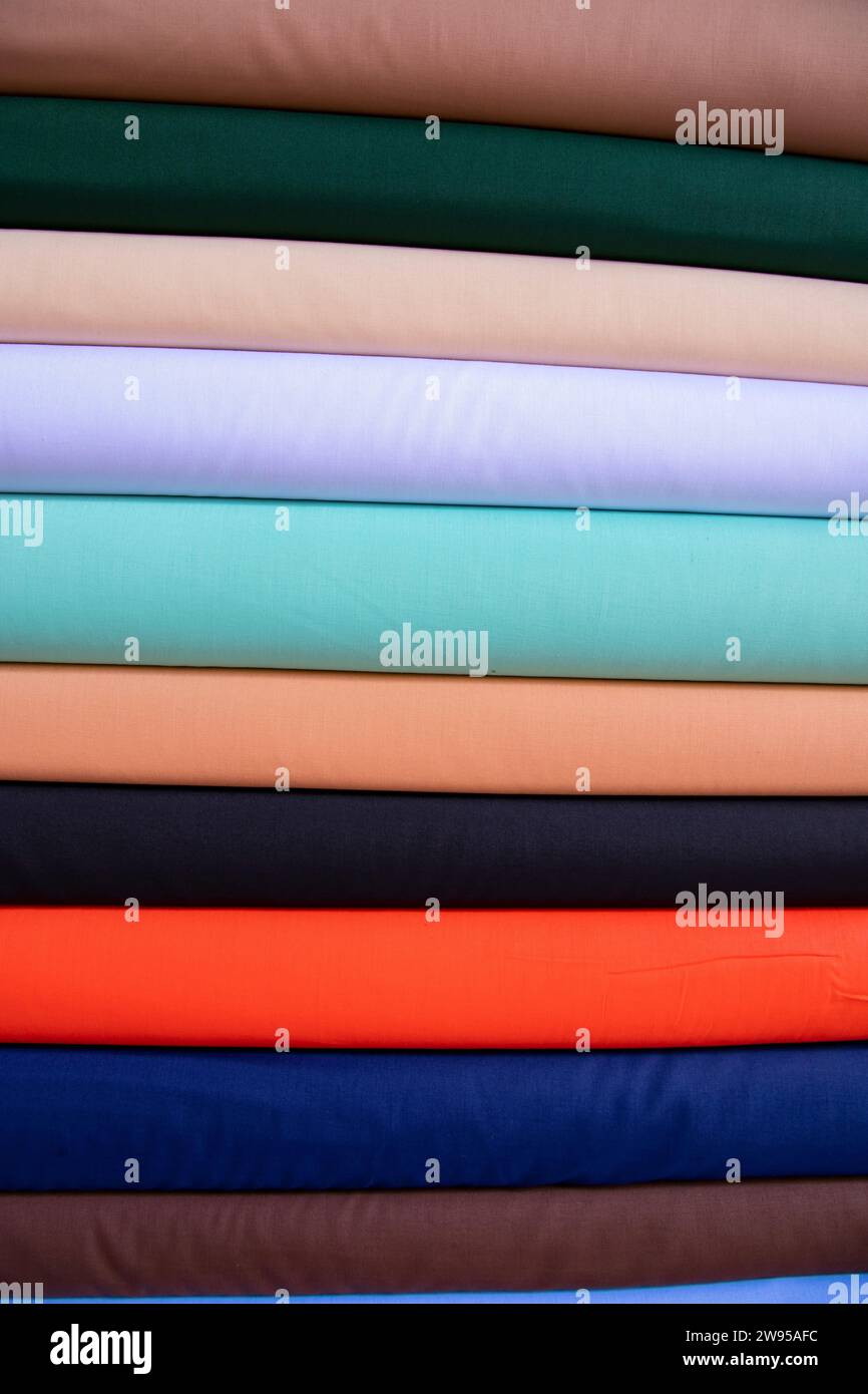 Vertical view of Multicolor textile fabric abstract pattern Texture Can ...