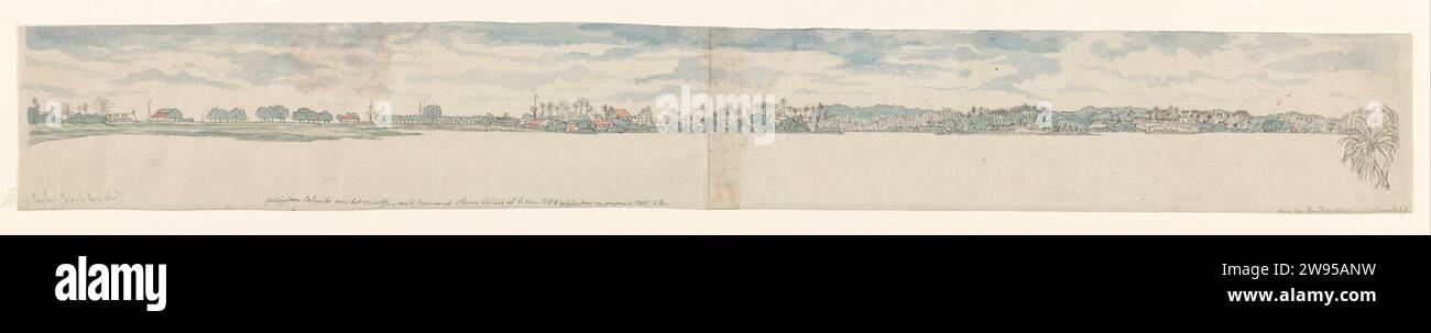 View of Colombo from Slave Island, Jan Brandes, 1785 drawing Color ...