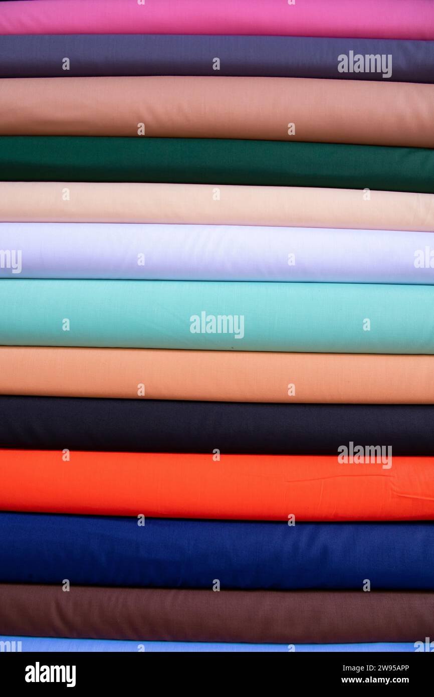 Vertical view of Multicolor textile fabric abstract pattern Texture Can ...