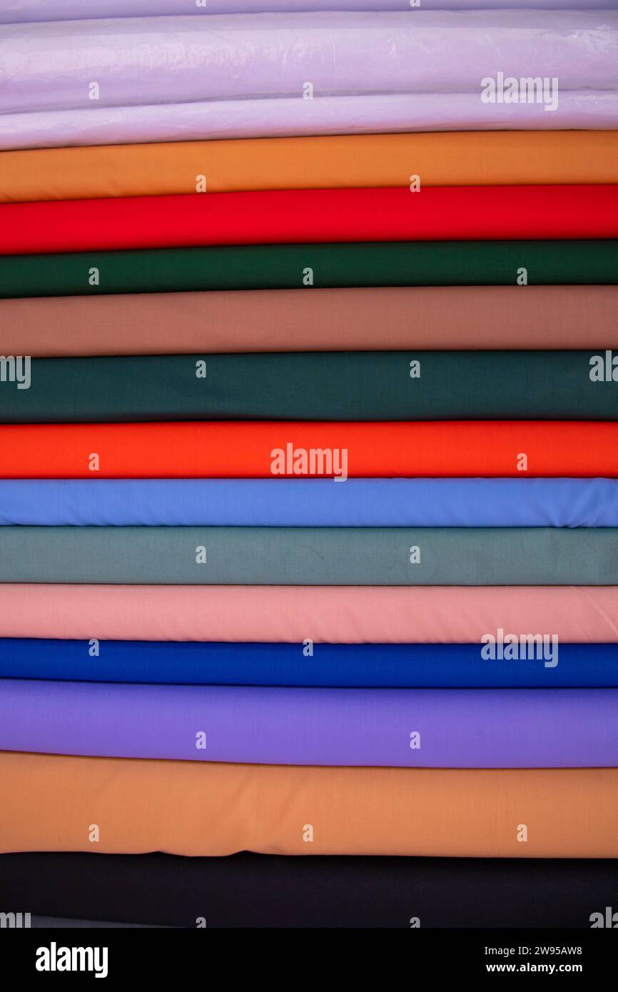 Vertical view of Multicolor textile fabric abstract pattern Texture Can ...