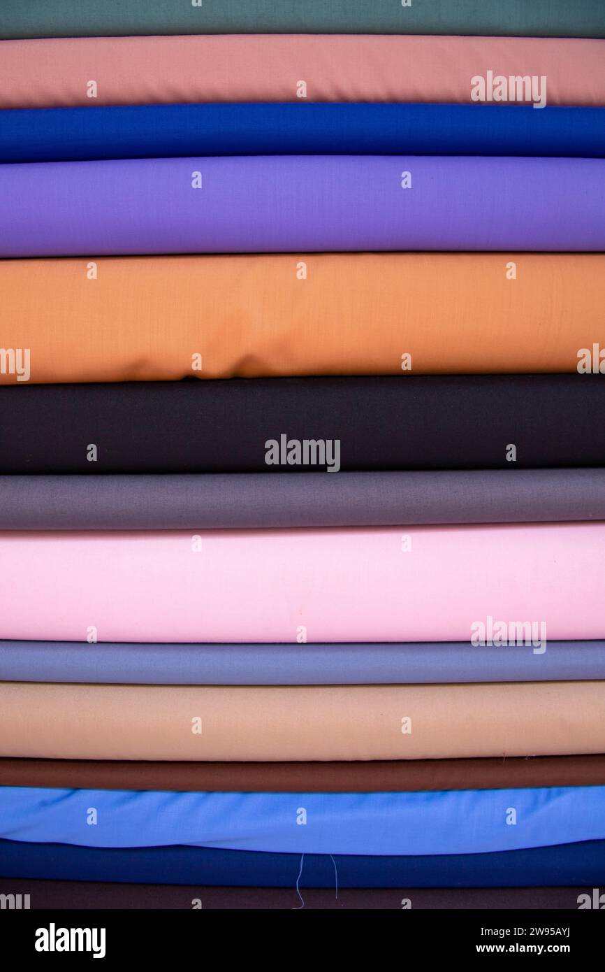 Vertical view of Multicolor textile fabric abstract pattern Texture Can ...