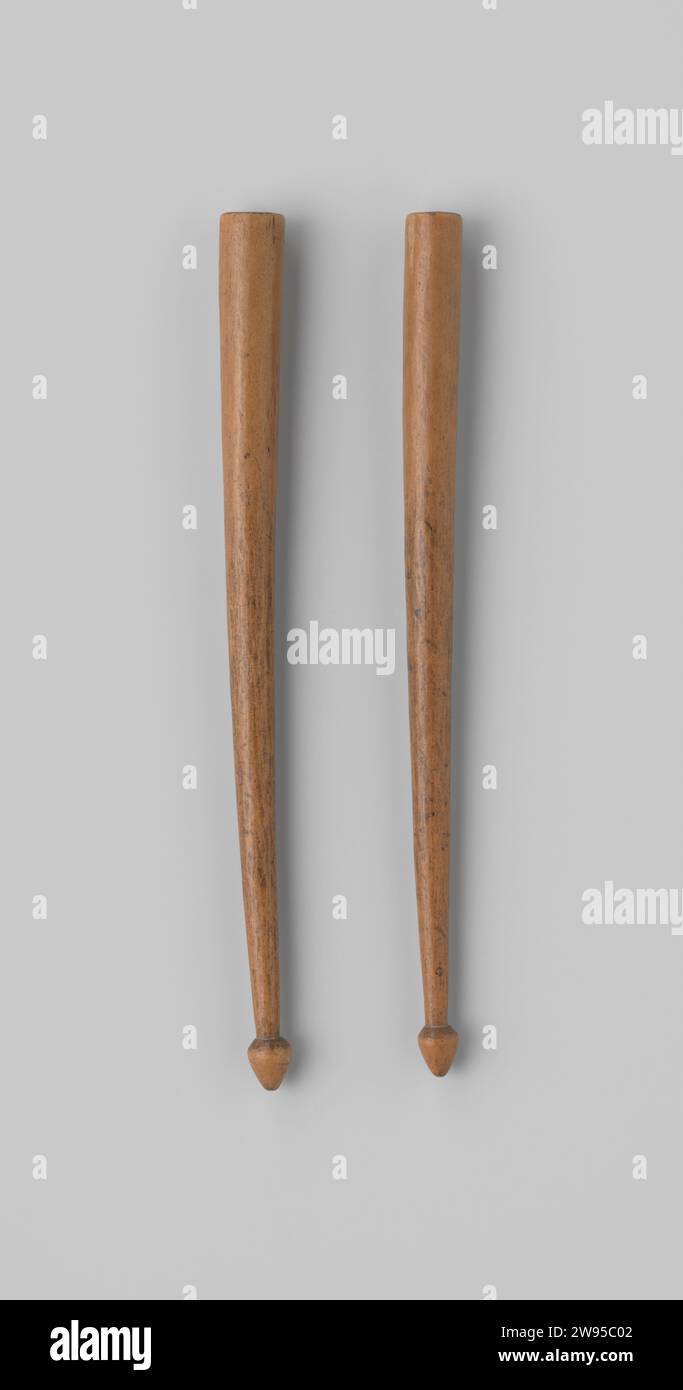 Drumsticks, anonymous, c. 1800 - c. 1900 musical instrument. elements ...