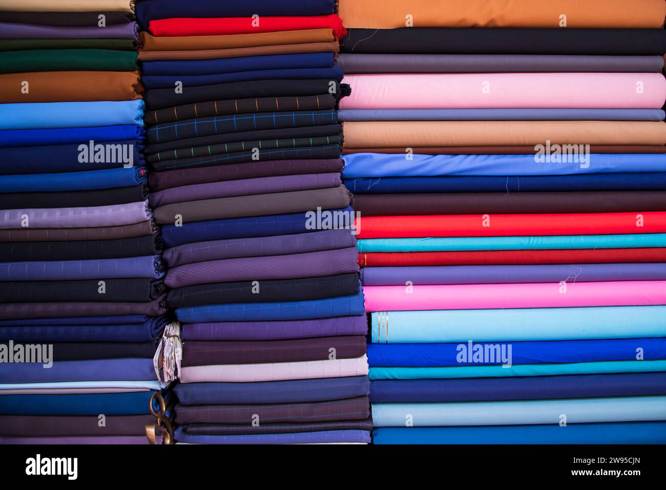 Multicolor textile fabric abstract pattern textures Can be used as ...