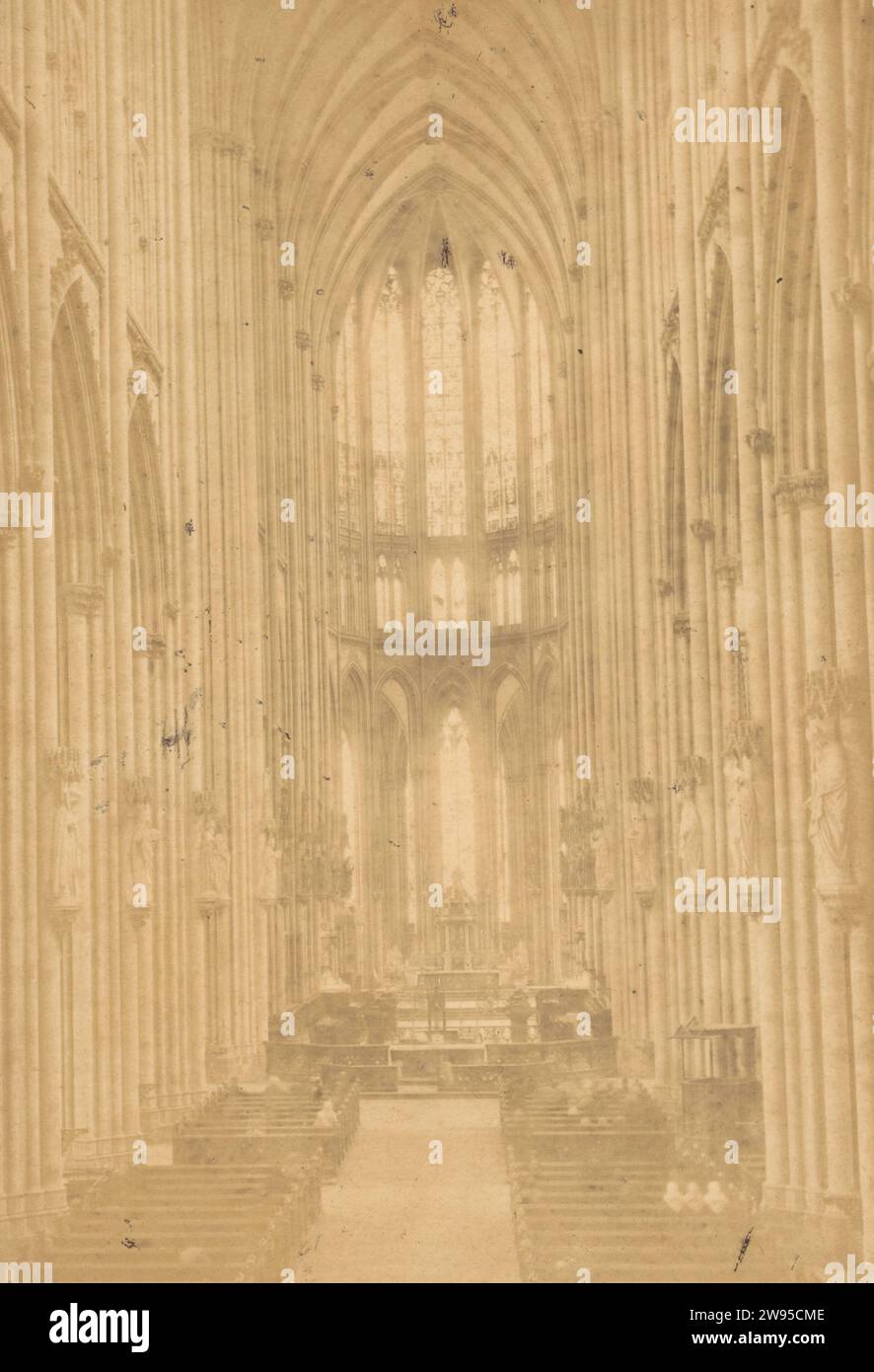 Interior of the Dom in Cologne, Theodor Creifelds, c. 1870 - c. 1880 ...