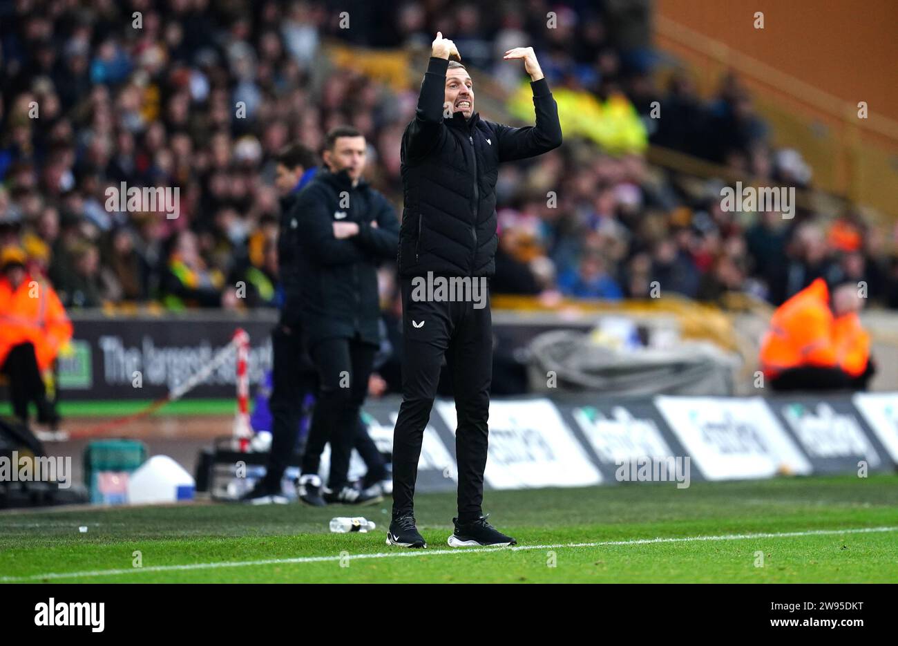 Wolverhampton Wanderers manager Gary O'Neil during the Premier League ...
