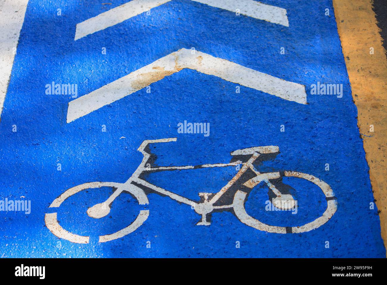 Bike lane signs. Dedicated bicycle lanes, designed to make cycling ...