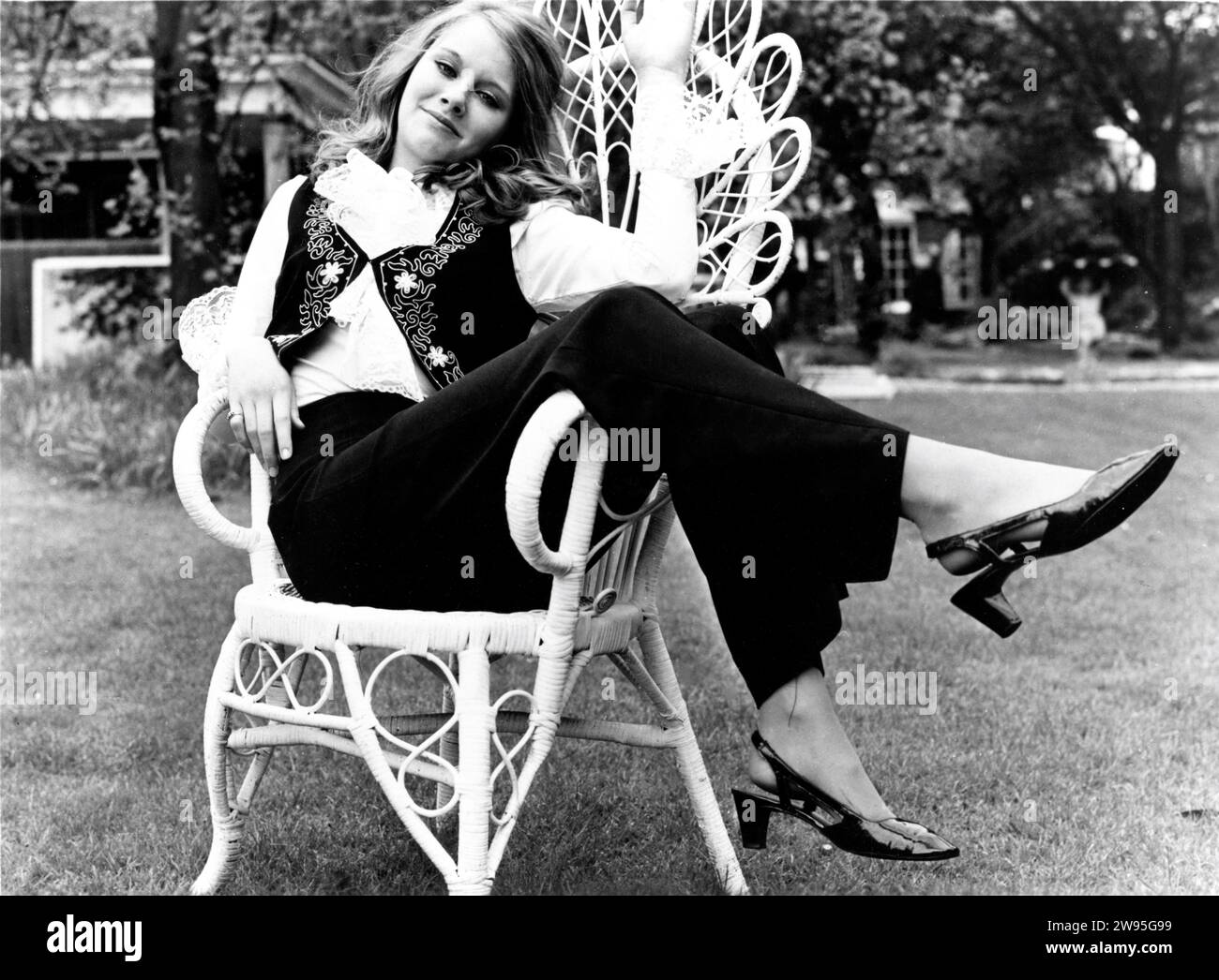 LINDA HAYDEN candid publicity portrait in BABY LOVE 1969 director ...