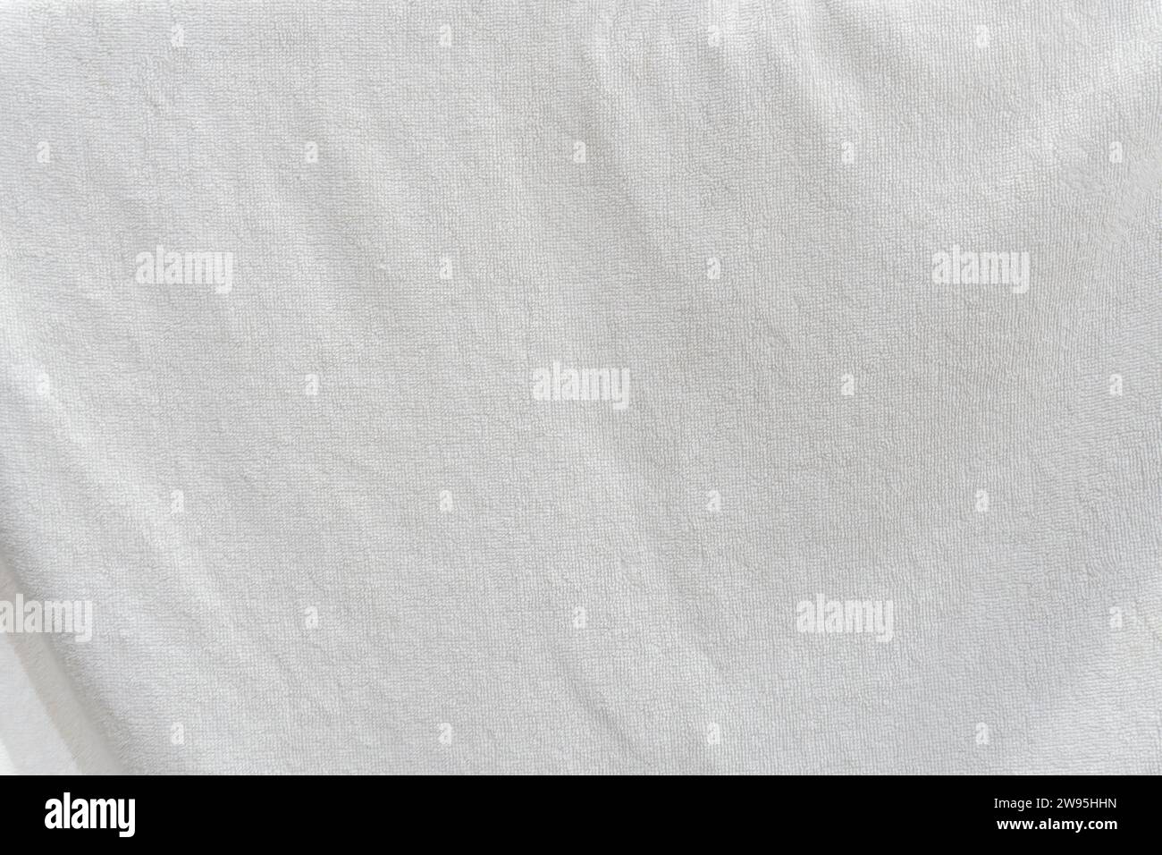 White towel texture background with small wave pattern was taken with ...