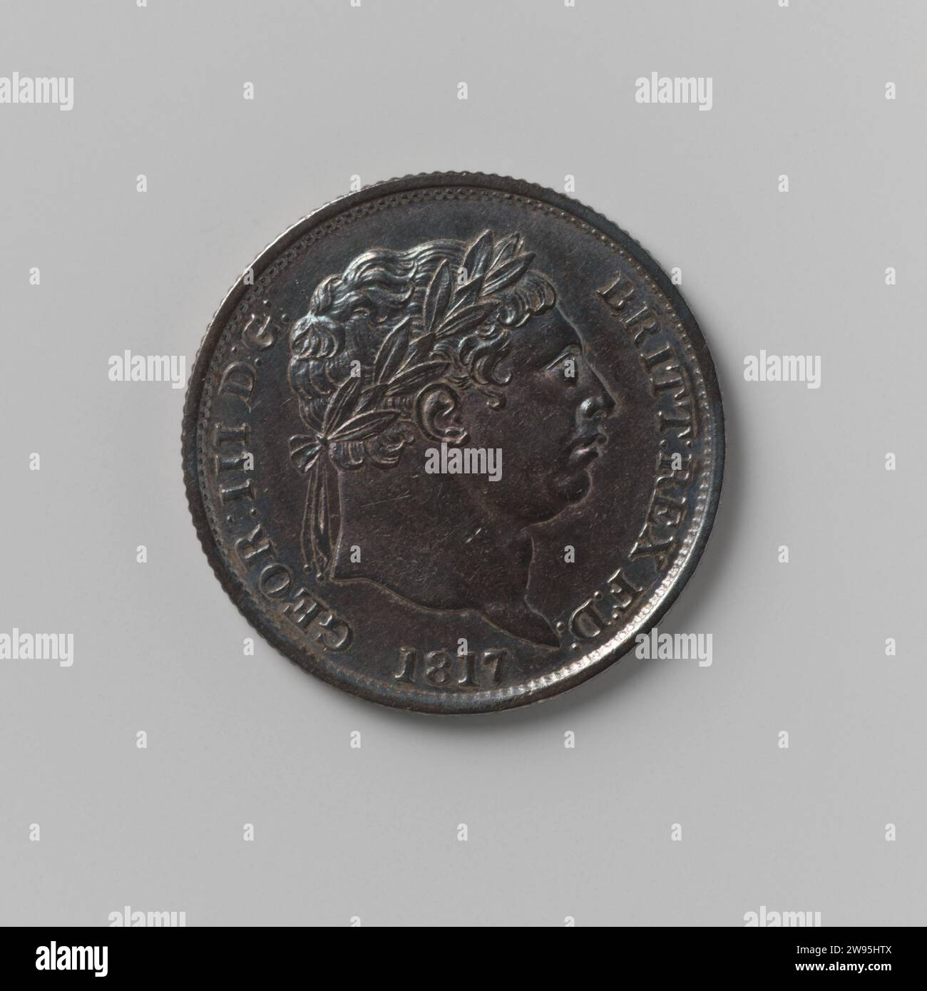 Shilling from England of George III, 1817 ,, 1817 coin Silver coin ...
