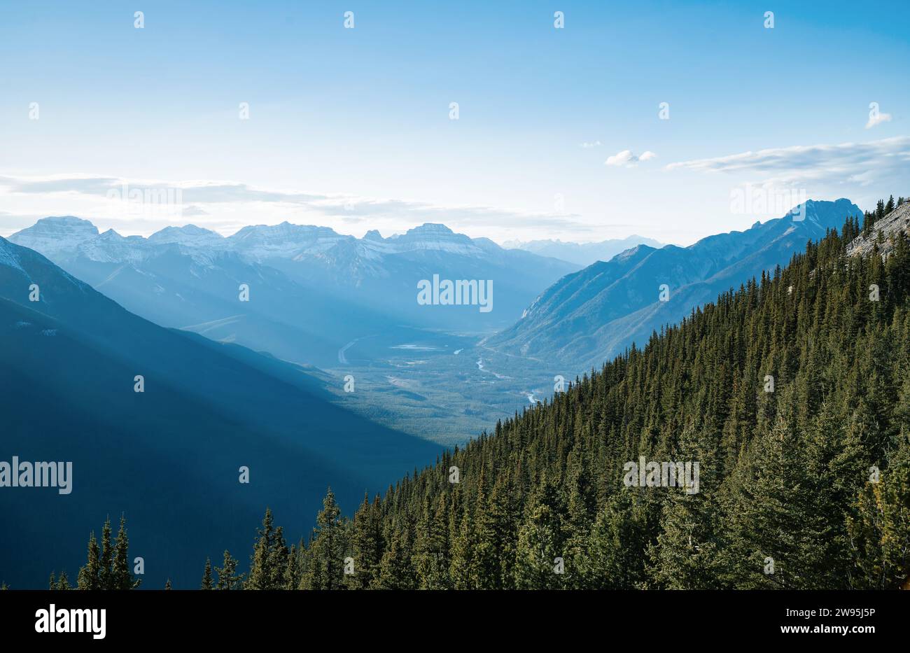 Banff winter panoramic hi-res stock photography and images - Alamy