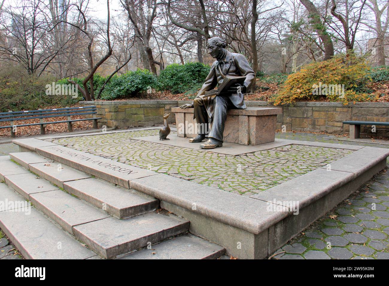 Hans Christian Andersen monument, at the western edge of Conservatory ...