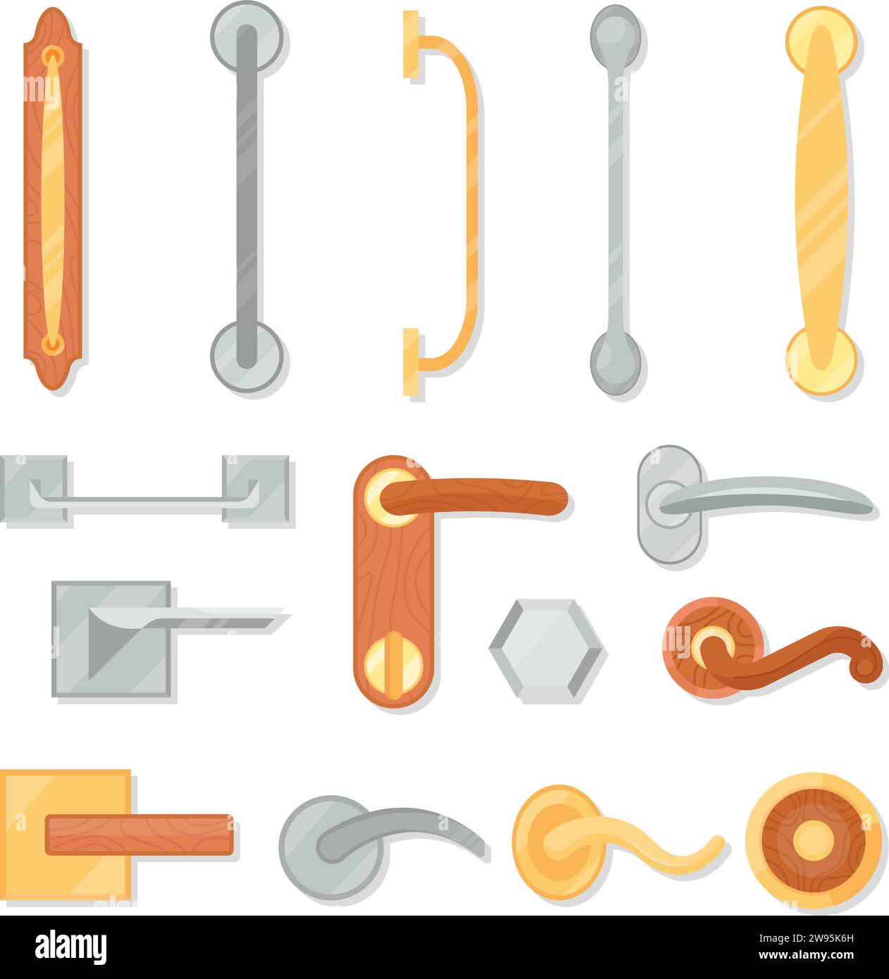 Cartoon door Cut Out Stock Images & Pictures - Alamy