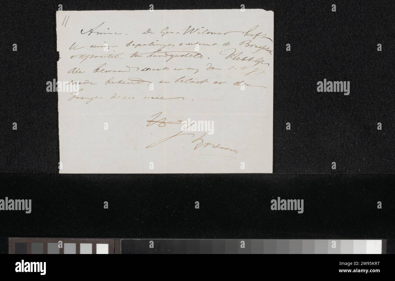 Letter to Lambertus Hardenberg (1822-1900), Johannes Bosboom, 1827 ...