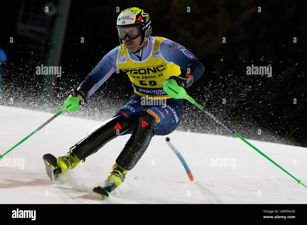 Madonna di Campiglio, Trento, Italy 22 December 2023: MAURBERGER Simon ...