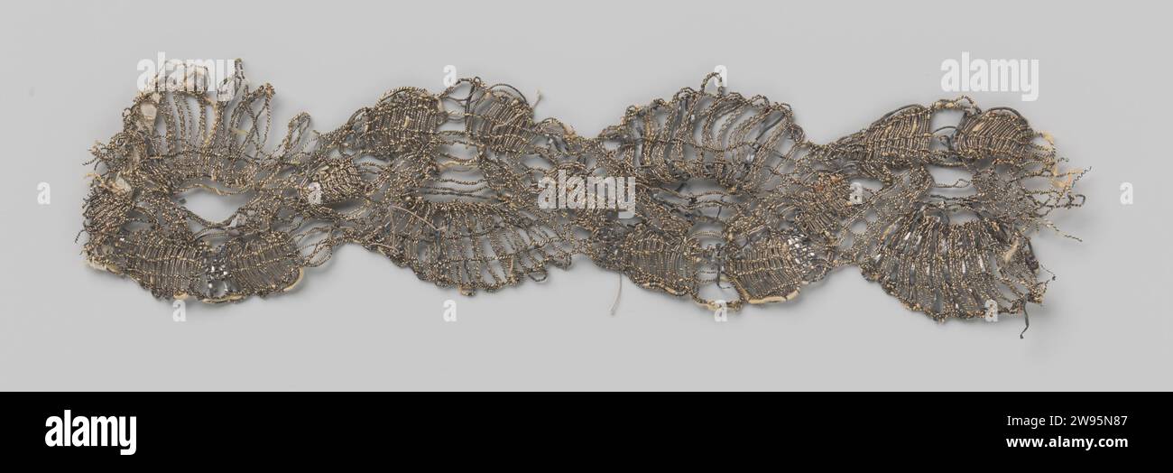 Silver side strip with connected oval, anonymous, c. 1740 - c. 1760 ...