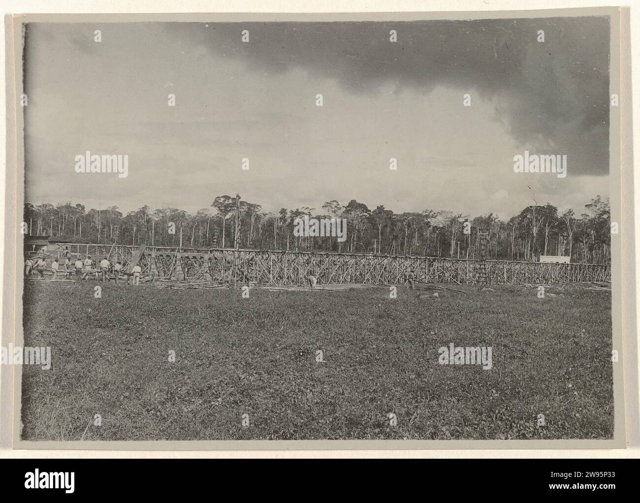 Work in the vicinity of Moengo, 1929 - 1930 photograph Suriname ...