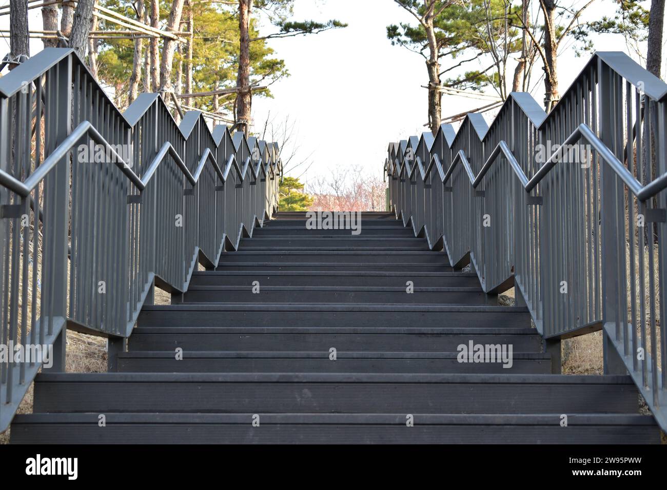 Park Outdoor Steel Handrails