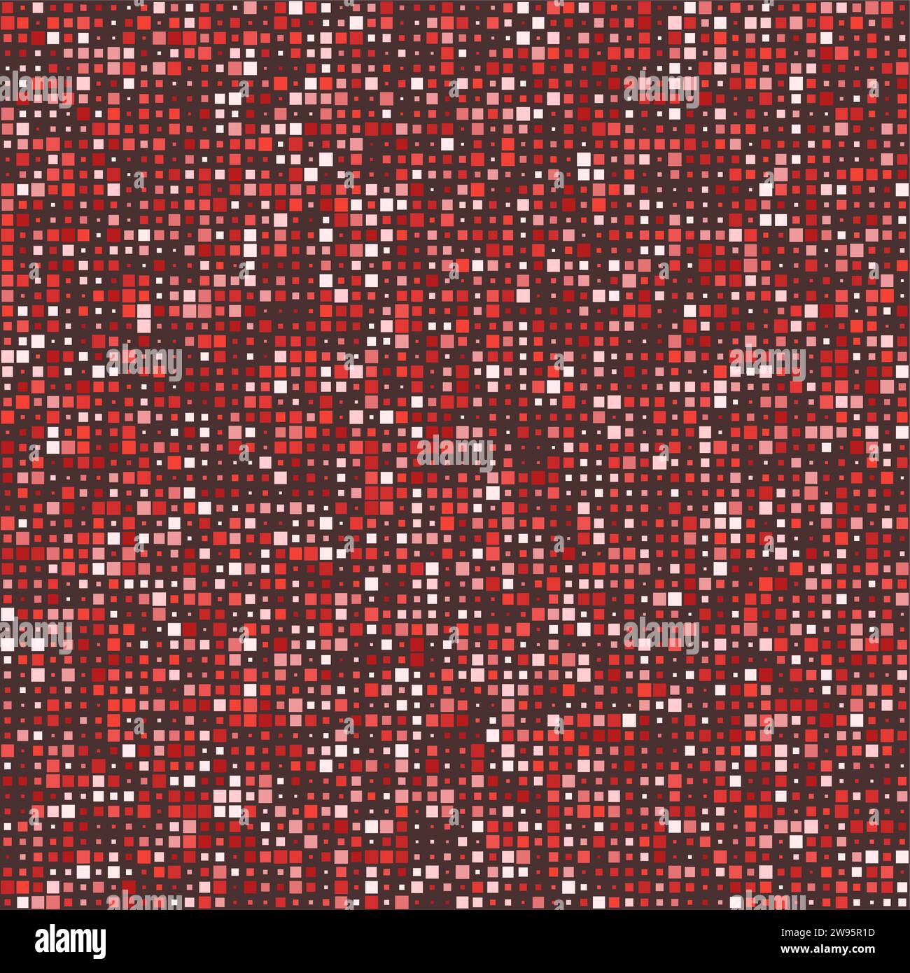 Pattern design. Squares in multiple colors. Warm tones with a touch of ...