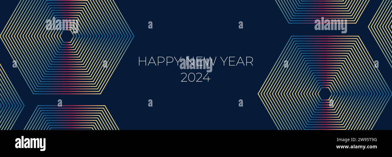 Happy new year design with modern vibe. Highly effective artwork . Very ...