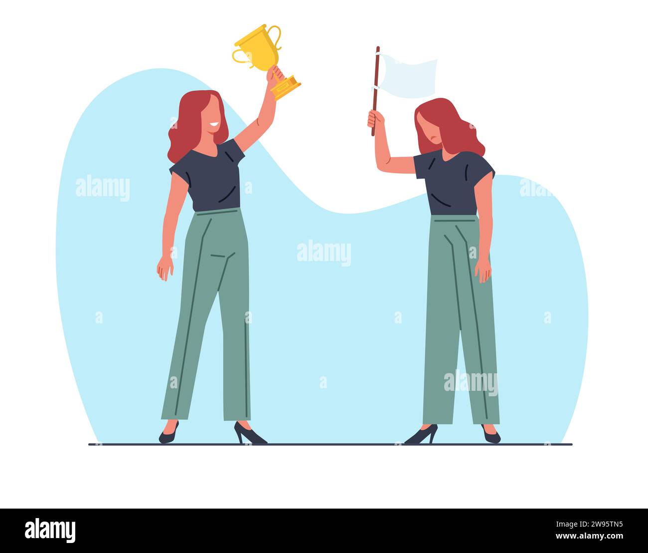 Sad girl trophy hi-res stock photography and images - Alamy