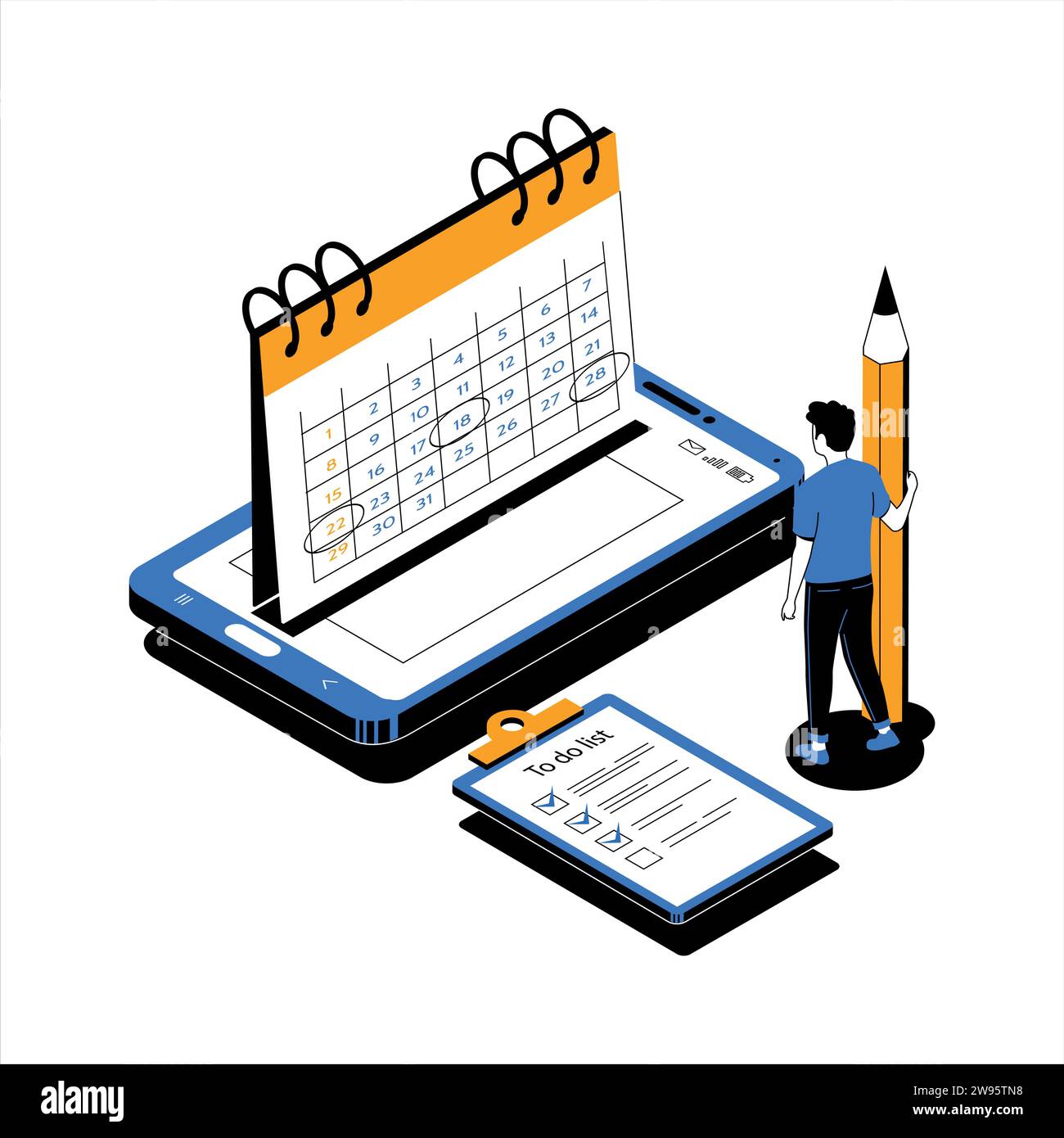 Work completed Stock Vector Images - Alamy