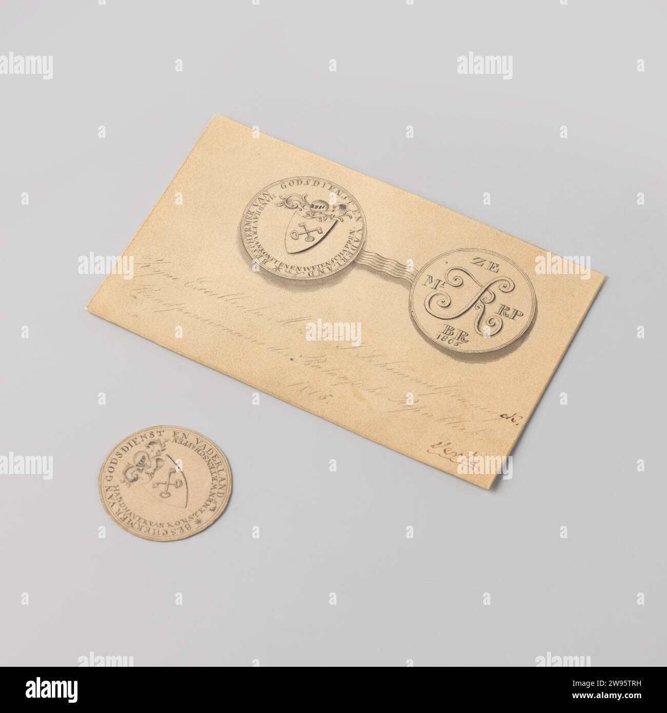 Picture of Penning in honor of Rutger Jan Schimmelpenninck, Raad ...