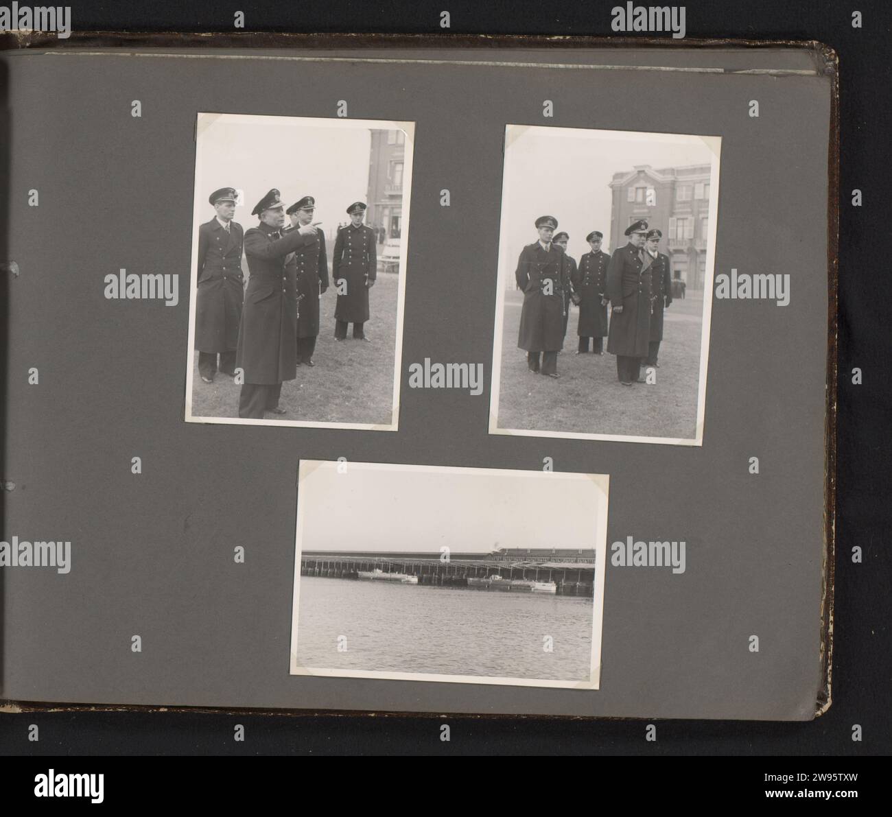 Visit by Admiraal Wilhelm Marschall, Anonymous, 1943 photograph Album ...