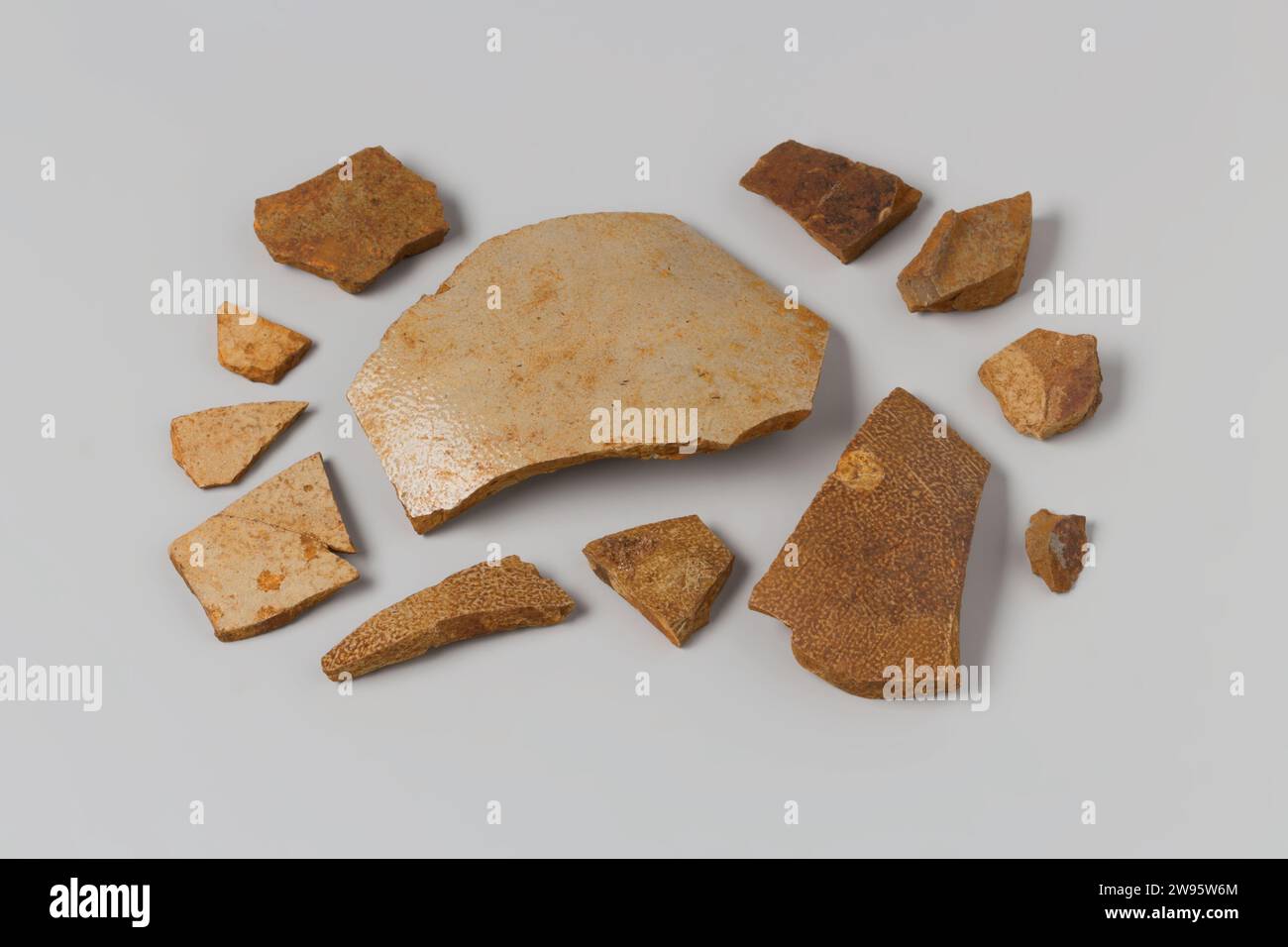 Shards of jugs from the wreck of the East Indians Hollandia, Anonymous ...