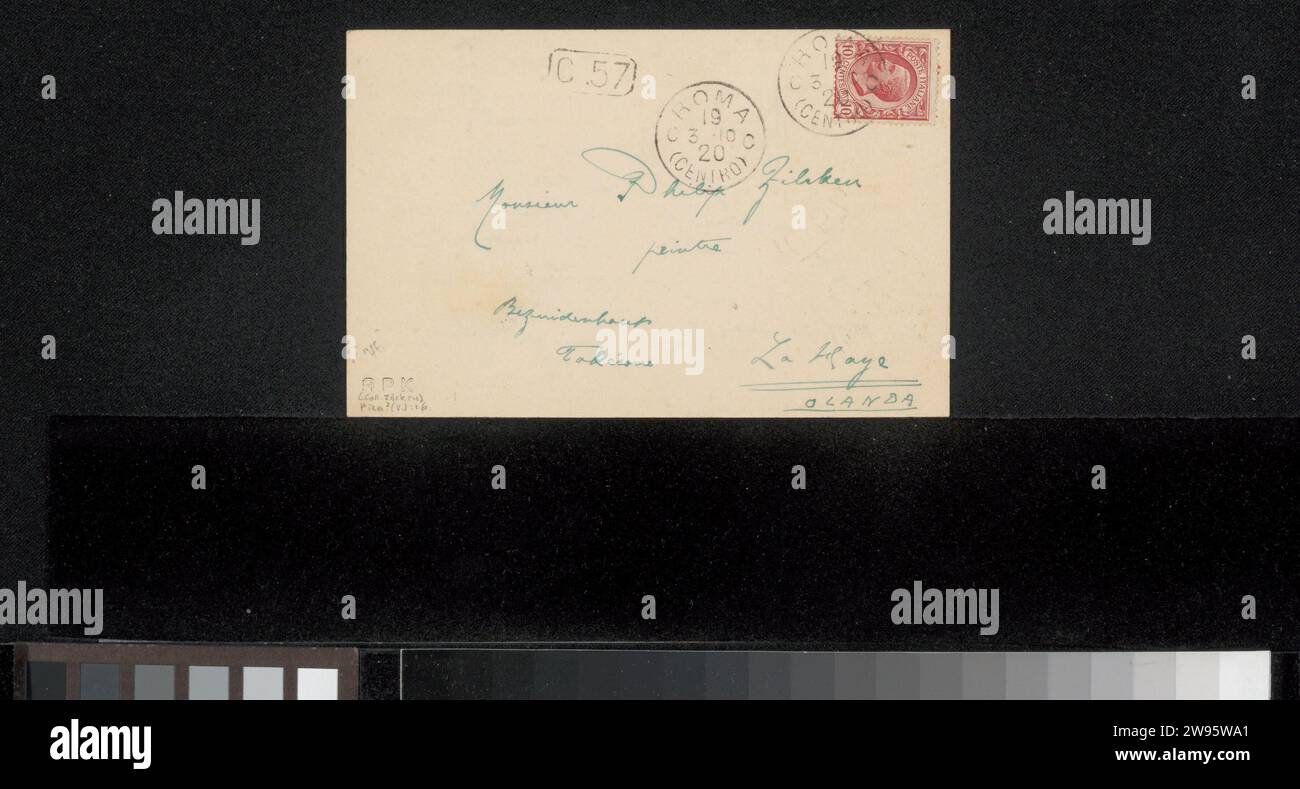 Brief Aan Philip Zilcken, Vittorio Pica, After Alfredo Baruffi, 1910 ...