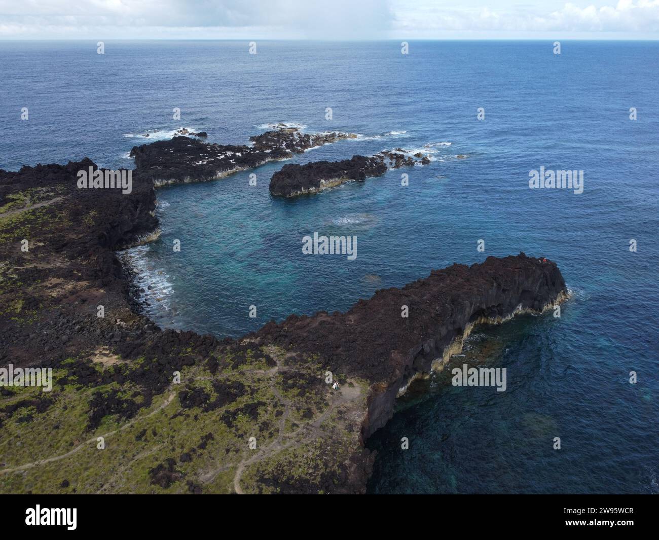 Ponta da Ferraria in Sao Miguel (Azores Stock Photo - Alamy