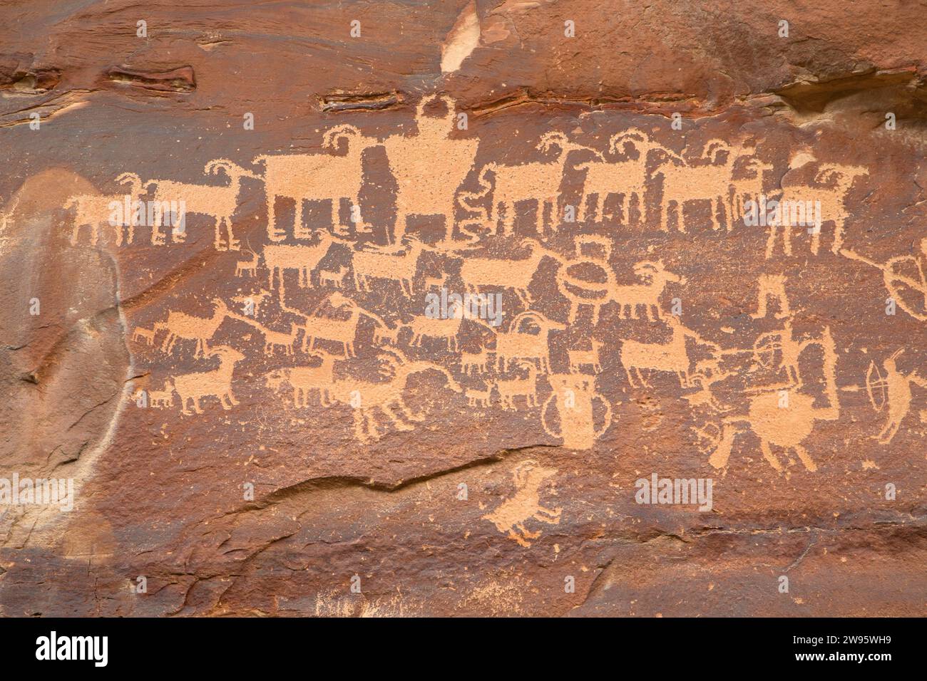 Great Hunt Panel petroglyphs, Nine Mile Canyon National Backcountry ...