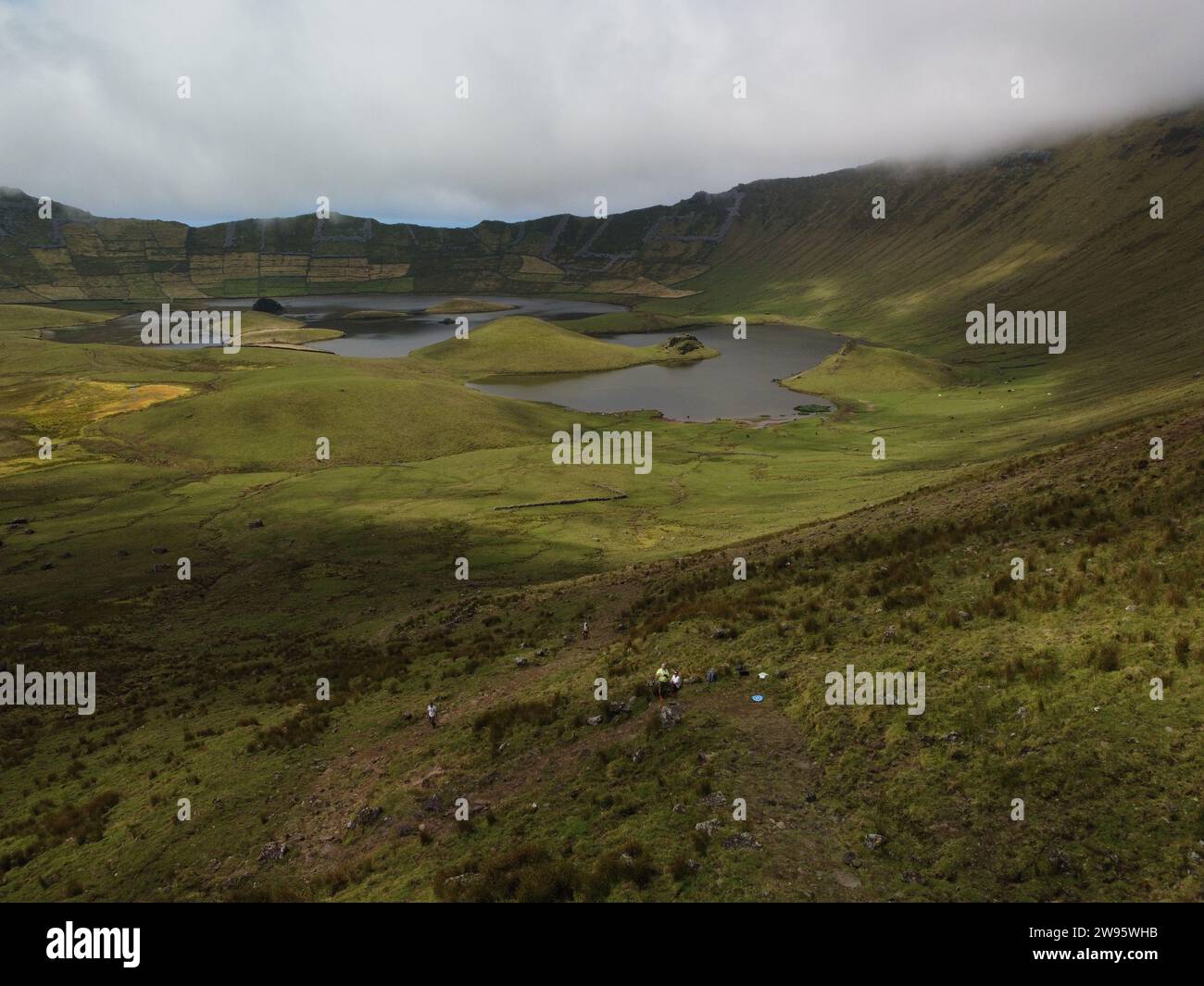 The Caldeirão do Corvo is the crater of an ancient extinct volcano that ...