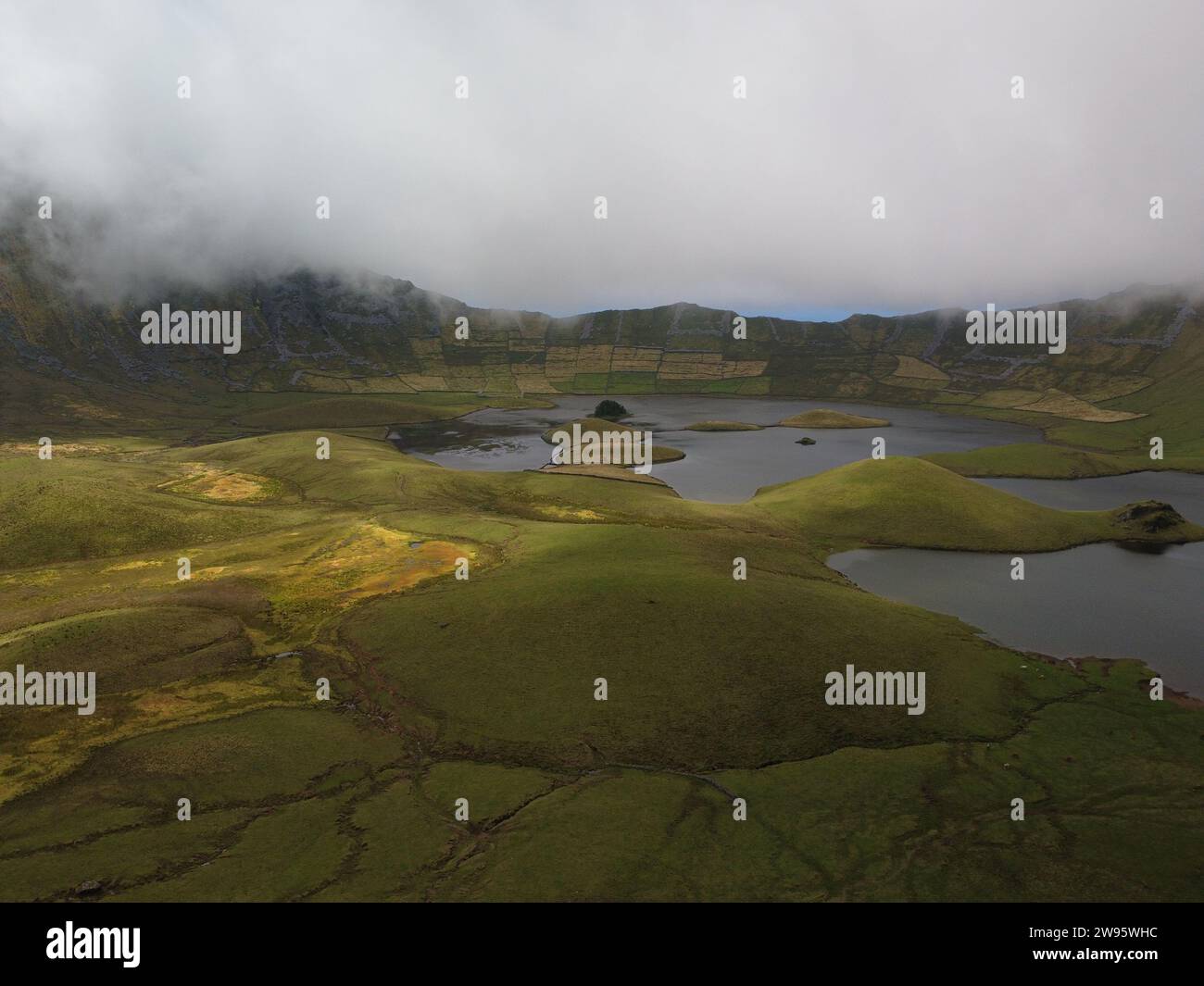 The Caldeirão do Corvo is the crater of an ancient extinct volcano that ...