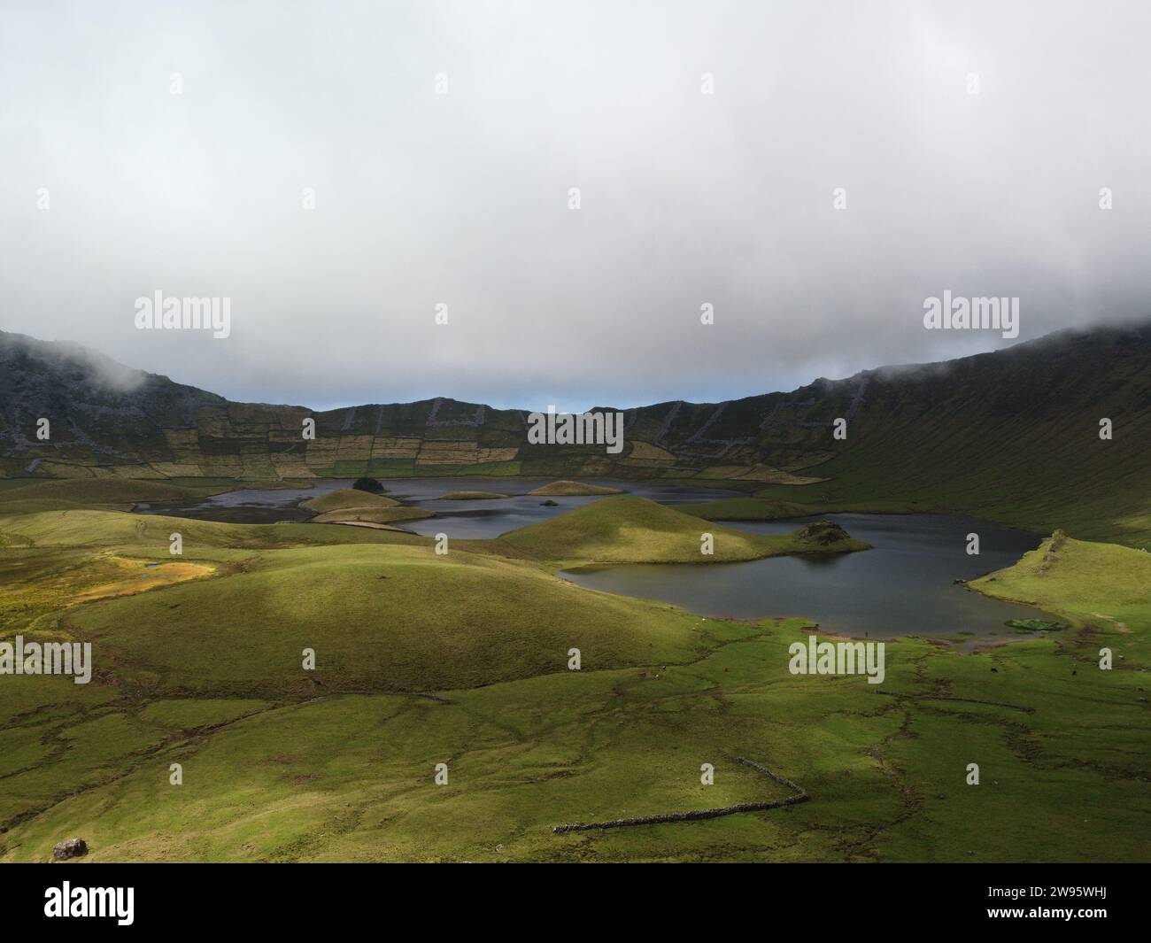 The Caldeirão do Corvo is the crater of an ancient extinct volcano that ...