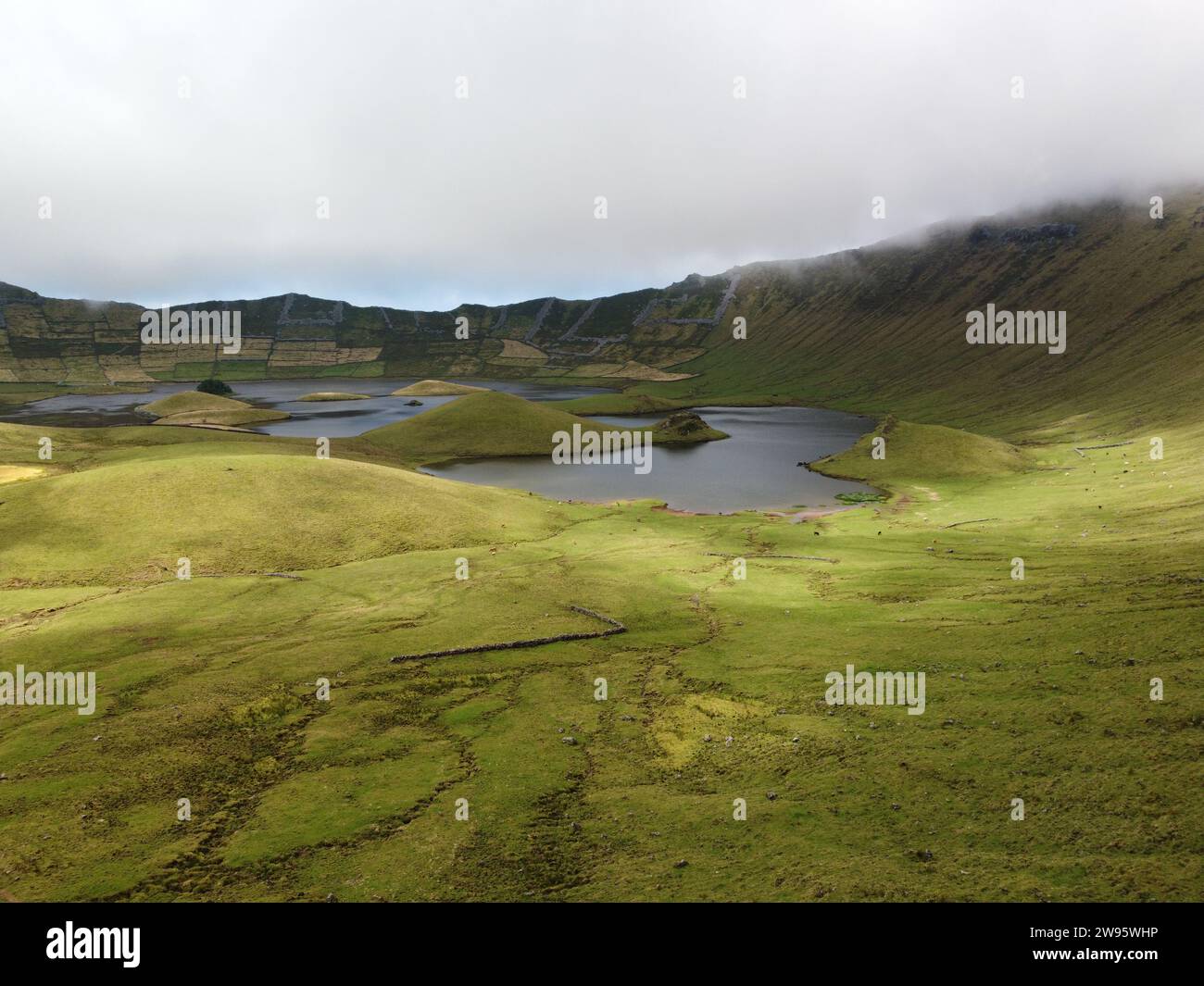 The Caldeirão do Corvo is the crater of an ancient extinct volcano that ...