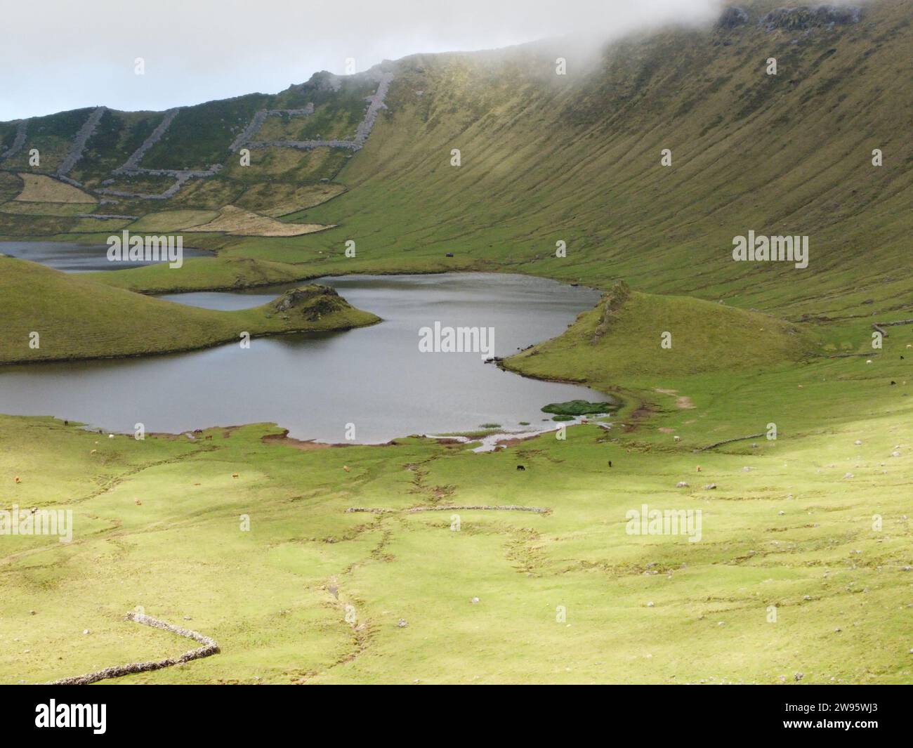 The Caldeirão do Corvo is the crater of an ancient extinct volcano that ...