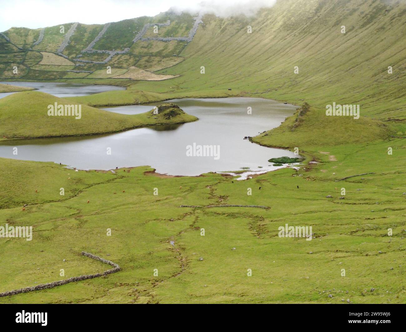 The Caldeirão do Corvo is the crater of an ancient extinct volcano that ...