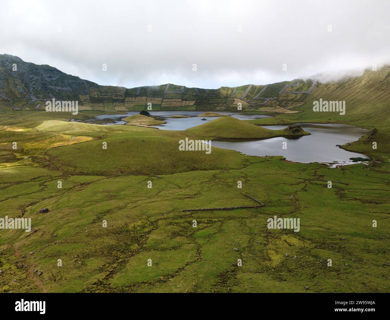 The Caldeirão do Corvo is the crater of an ancient extinct volcano that ...