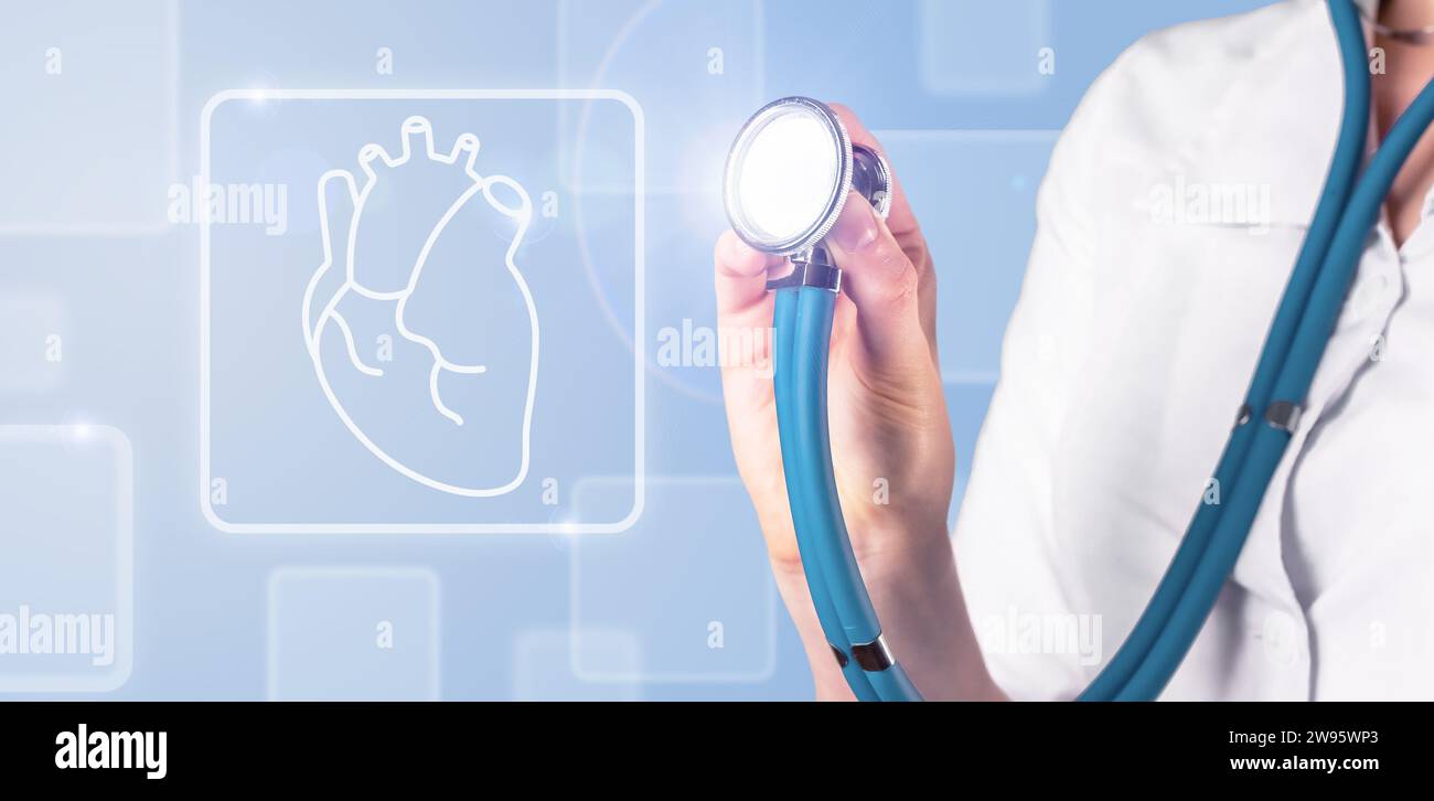 Heart checkup. Cardiovascular system health concept Stock Photo - Alamy
