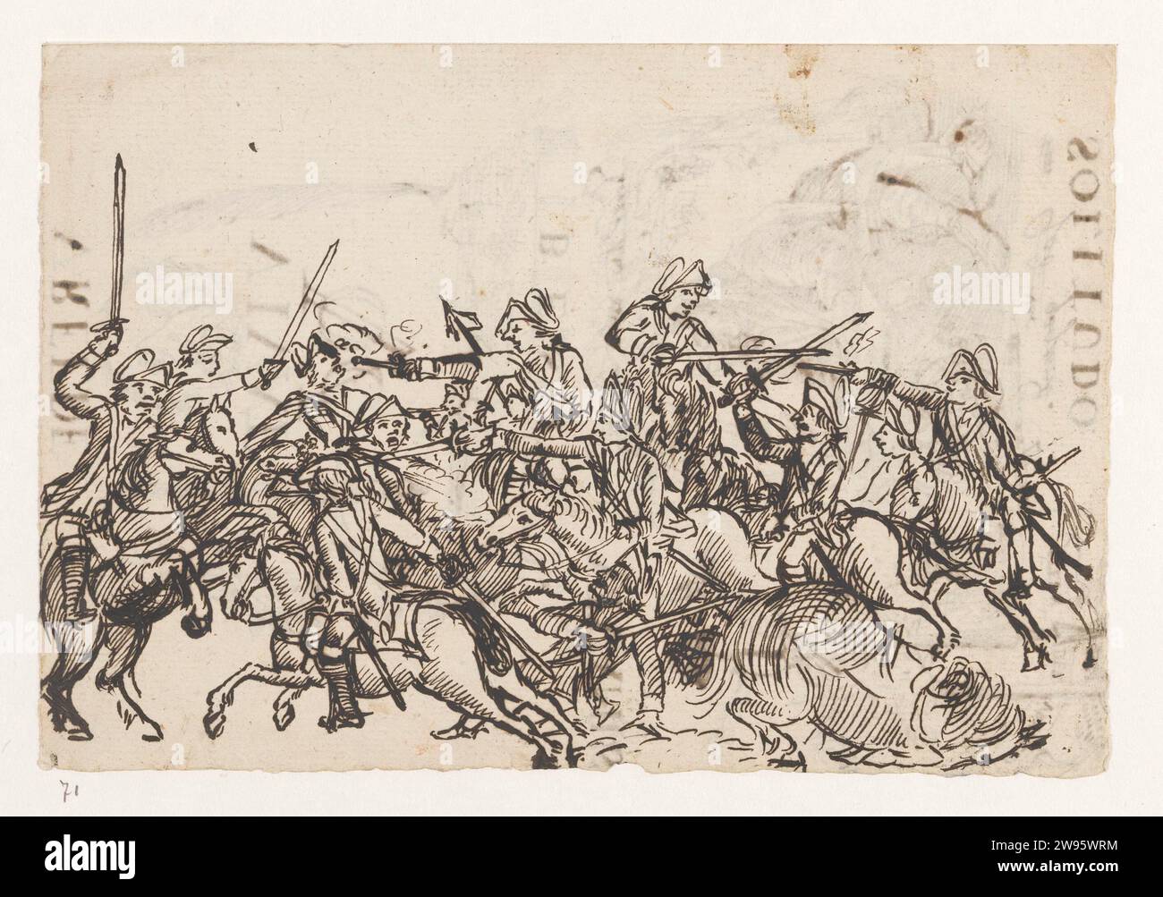 Riderslag / Allegory on the English War, Jan Brandes, 1784 - 1785 ...