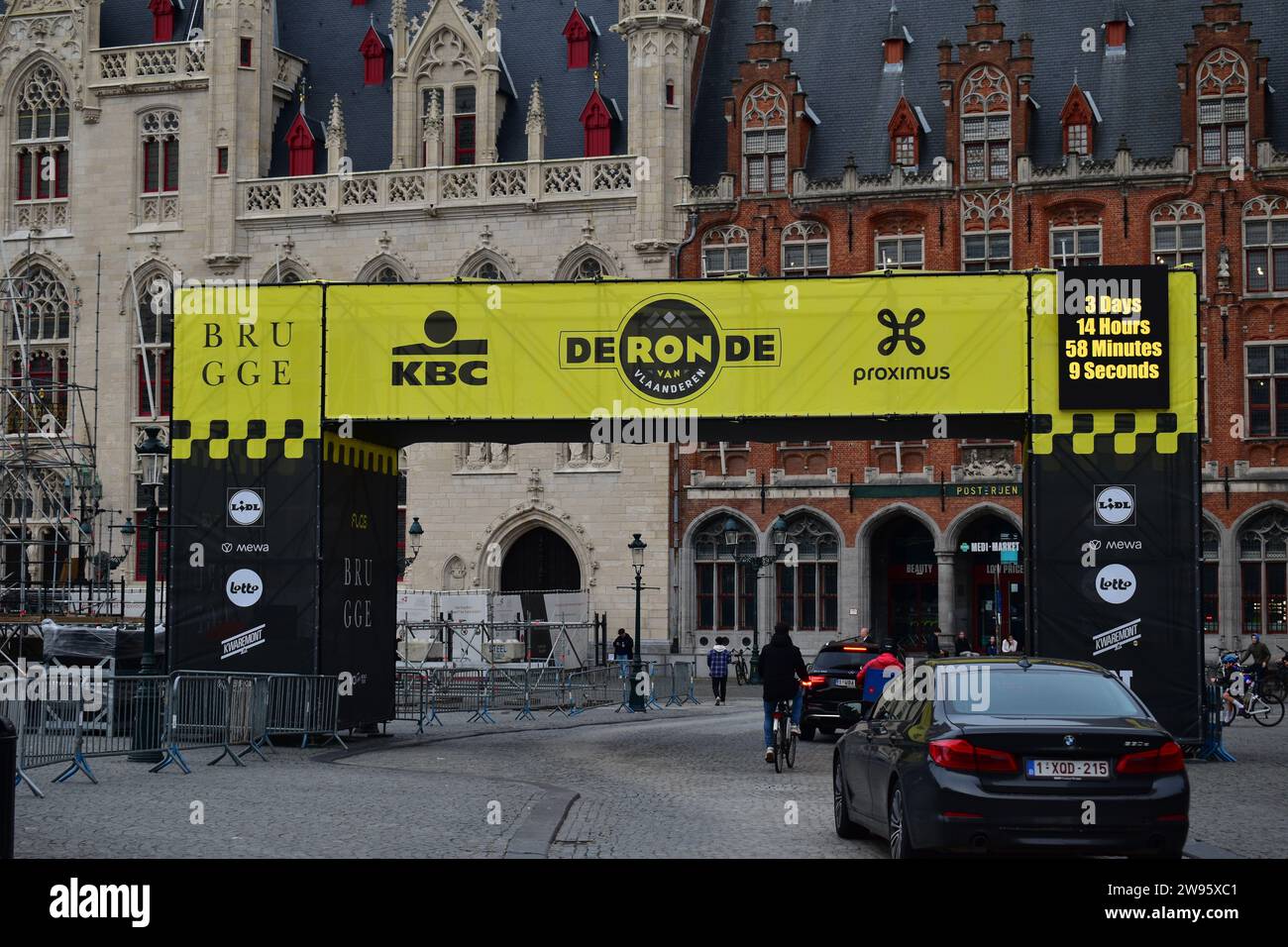 A large yellow banner with a countdown timer for the arrival of the ...